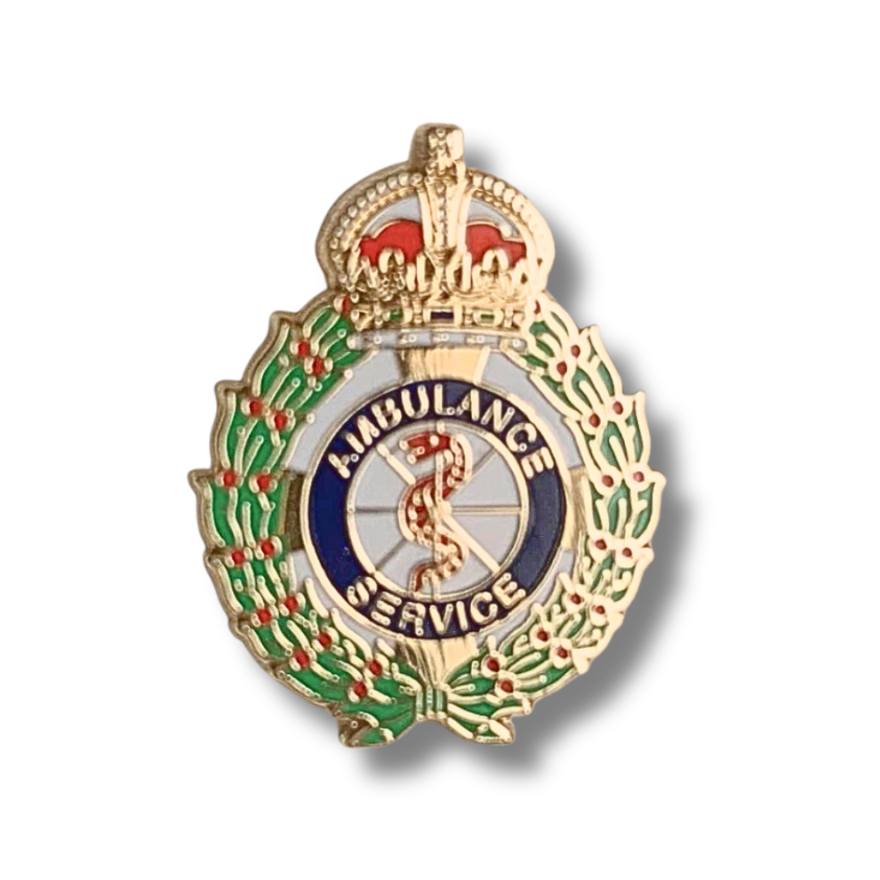 Ambulance Service Pin Badge – King’s Crown – BRITISH PRIDE