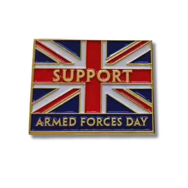 Armed Forces Day Support Pin Badge – BRITISH PRIDE