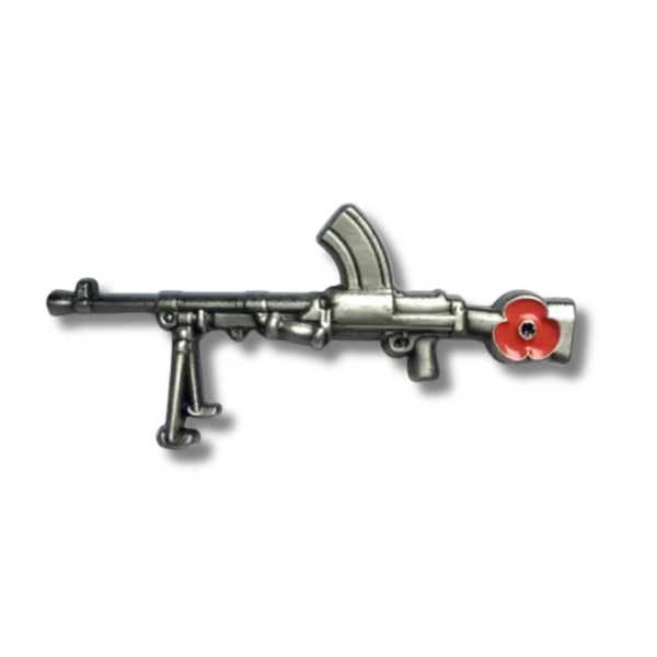 Bren Gun Rifle Lapel Remembrance Pin – BRITISH PRIDE