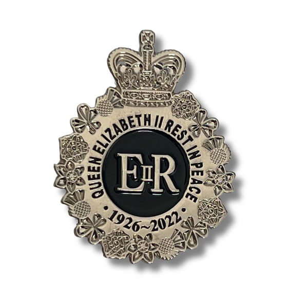 Elizabeth Regina ER Queen's Memory Brooch – BRITISH PRIDE