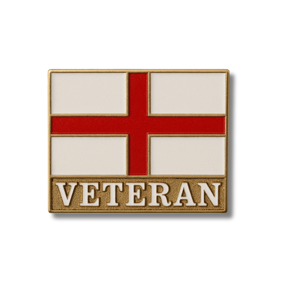 England Veteran Pin Badge – BRITISH PRIDE