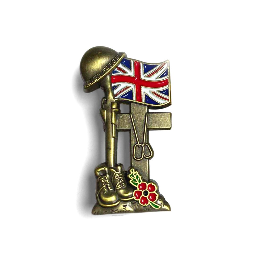 Never Forget Remembrance Pin – BRITISH PRIDE