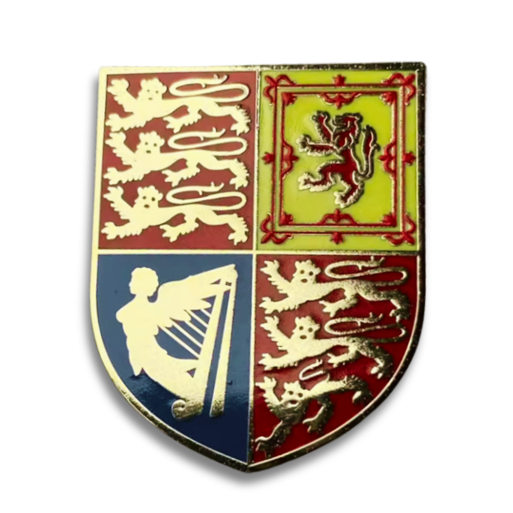 Official Royal Standard Shield Pin Badge (New and Improved) – BRITISH PRIDE