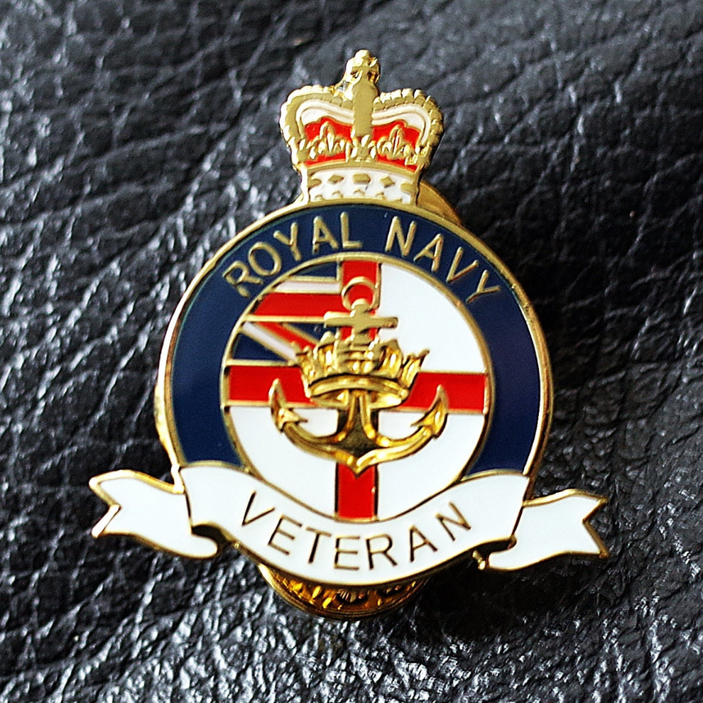 Royal Navy Veteran Pin Badge – BRITISH PRIDE