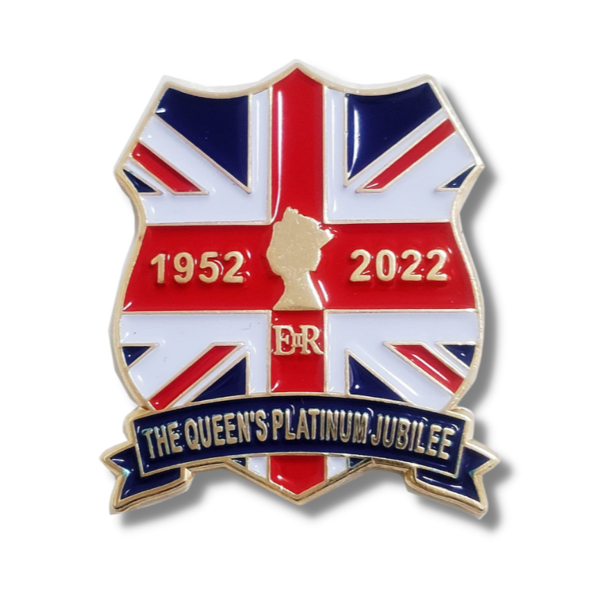 The Queens Platinum Jubilee Pin Badge – BRITISH PRIDE