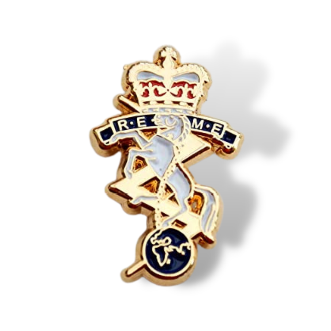 Royal Electrical Mechanical Engineers Pin Badge – BRITISH PRIDE